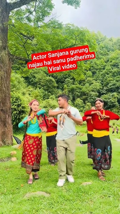 Najau Hai Sanu Padherima BTS Sanjana Gurung & Sudhir Shrestha / Viral video @MANSARANEPAL ️ ...