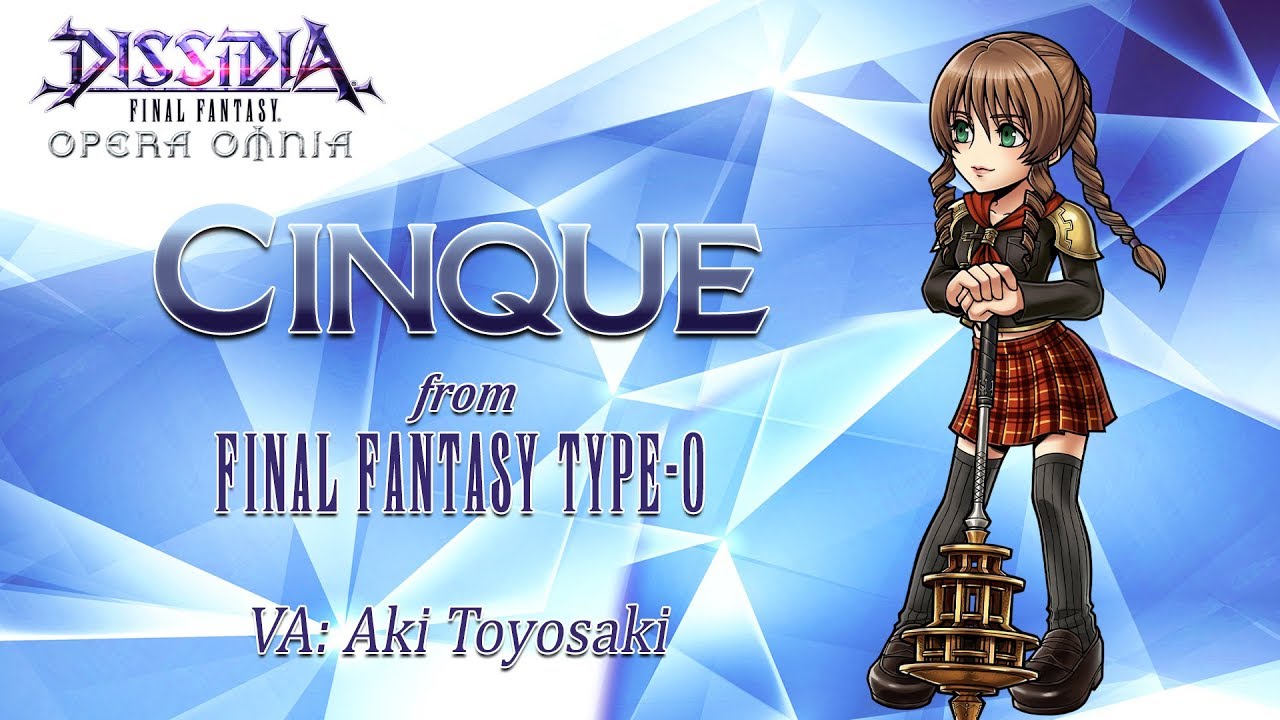 DISSIDIA FINAL FANTASY OPERA OMNIA – Cinque - YouTube
