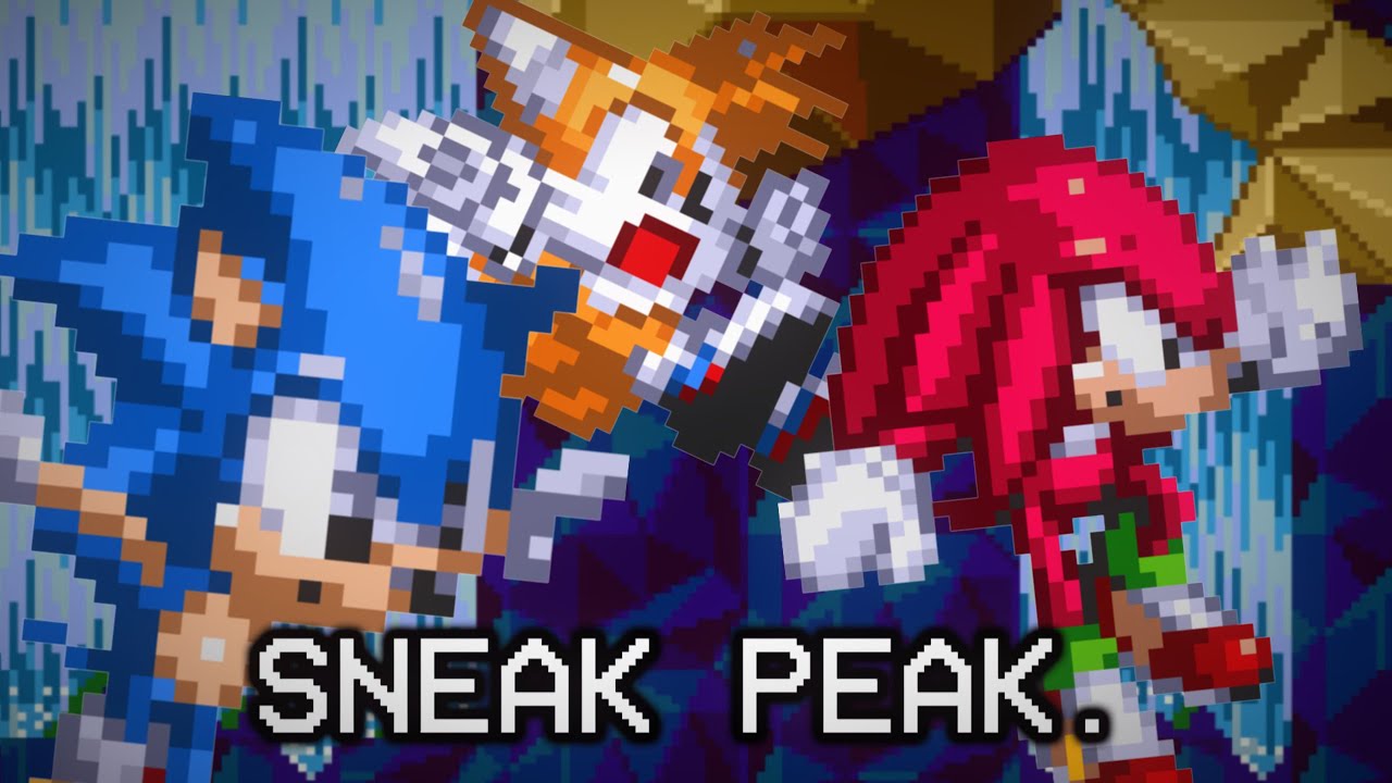 The Hidden Palace (Sneak Peak) - Sonic Sprite Animation - YouTube