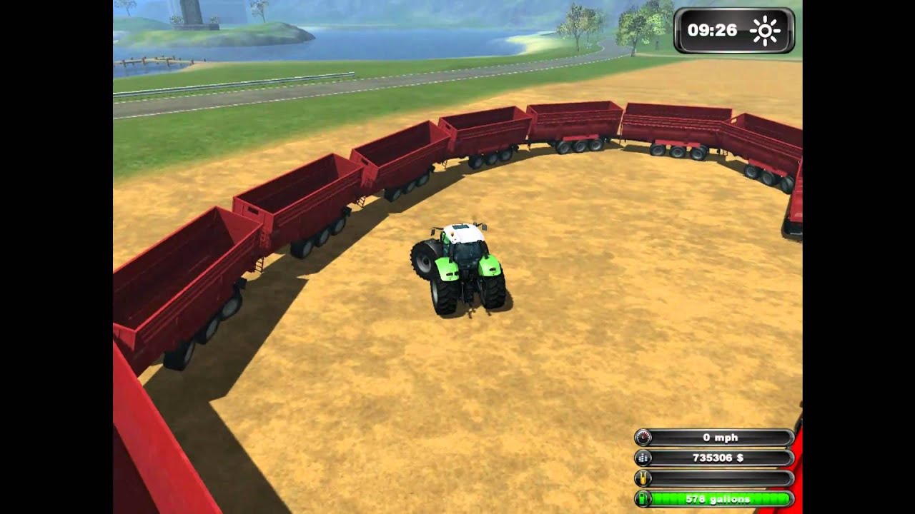 Farming Simulator 2011 Road Train Multiplayer - YouTube