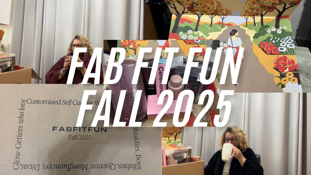 Fab Fit Fun Fall Unboxing - Fall 2025 #fabfitfunpartner - YouTube