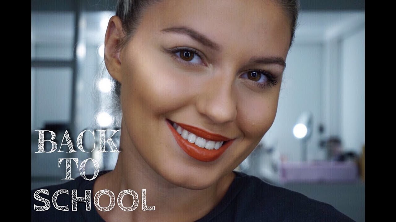 Back to School makeup - Sara Karaj - PuroBIO cosmetics - YouTube