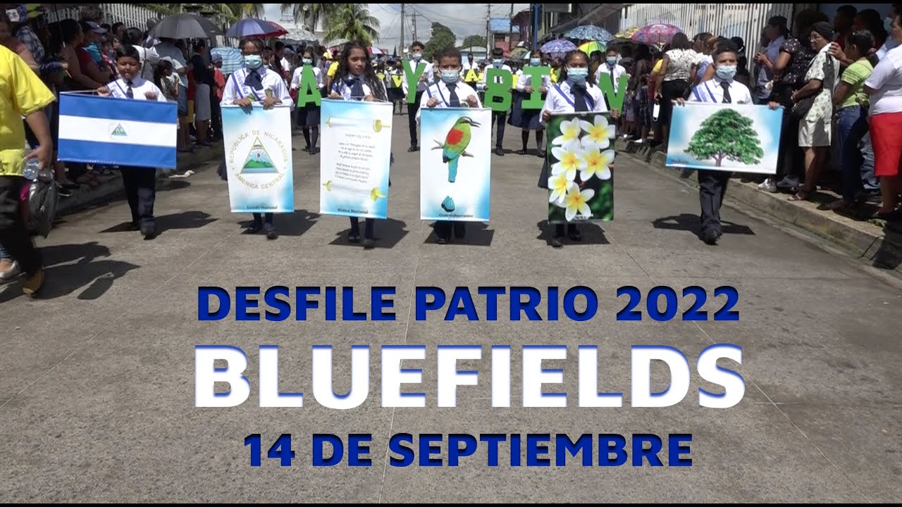 Desfile patrio 2022 en Bluefields - YouTube