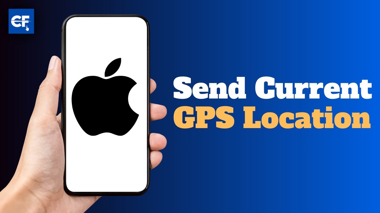 How to send your Current GPS Location in Iphone - YouTube