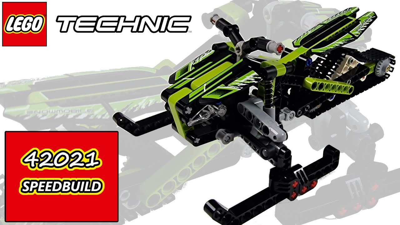 Lego Technic 42021 Snowmobile - Lego Speed -Presentation - YouTube