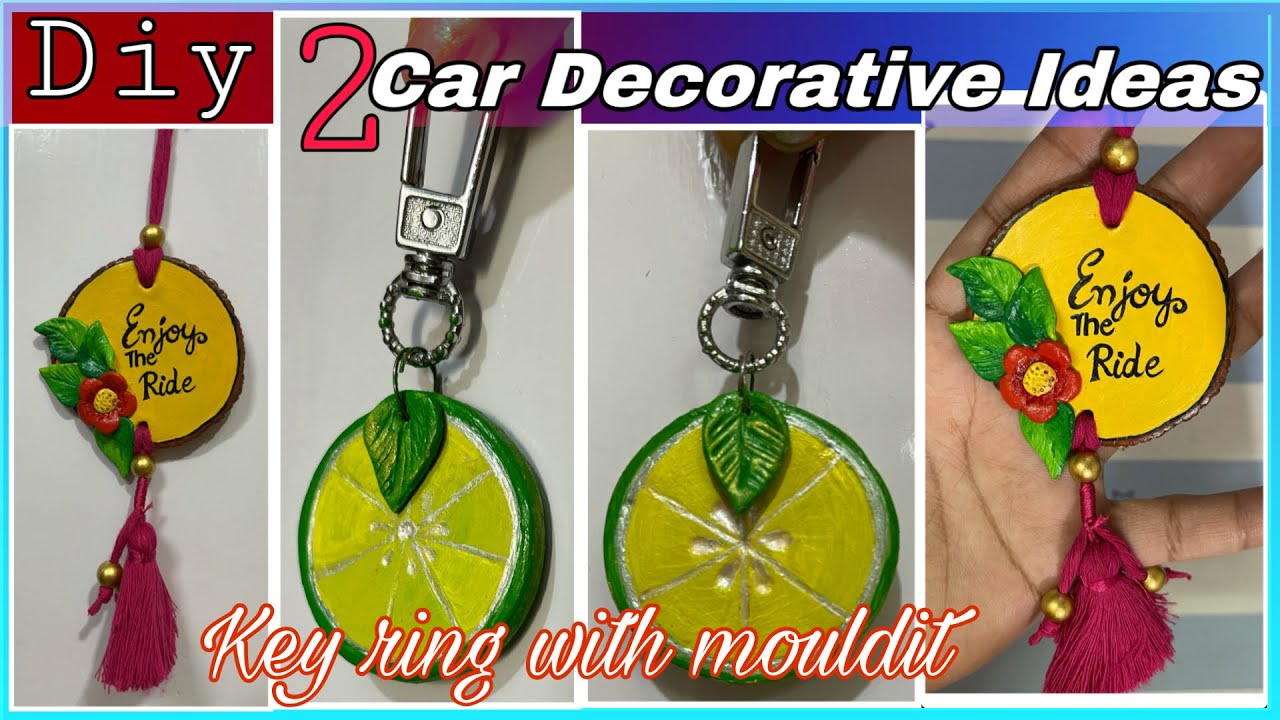 Car Danglers | Car Decorative Ideas |Handmade Key-rings by Gauri ...