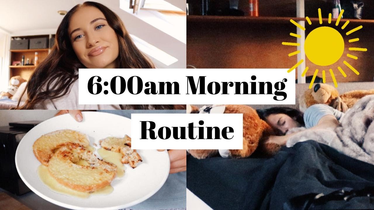 6am Morning Routine Productive Habits And Keeping It Real Youtube