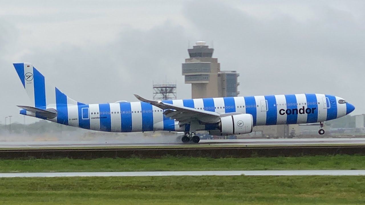 Condor Airbus A330neo Landing at MSP Airport - YouTube