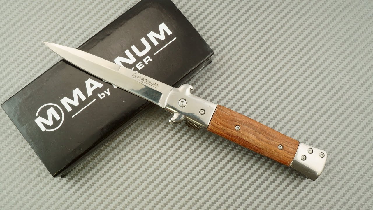 Полуавтоматический нож-стилет Boker Magnum "Italian Classic", краткий ...