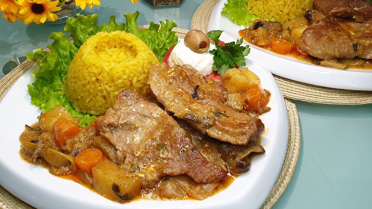 Tavë fshati me mish viçi në furrë /Dreka perfekte/ Village casserole ...
