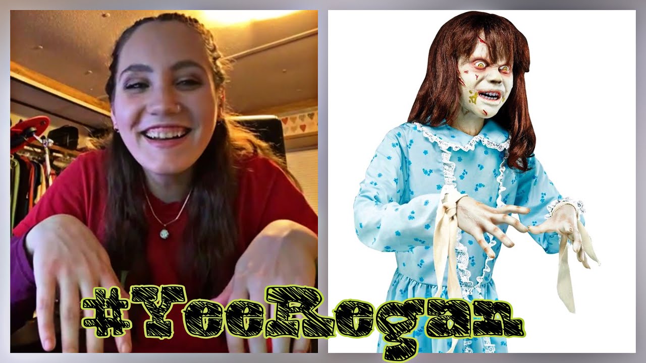 Spirit Halloween Life Size Animated The Exorcist Regan Review! - YouTube