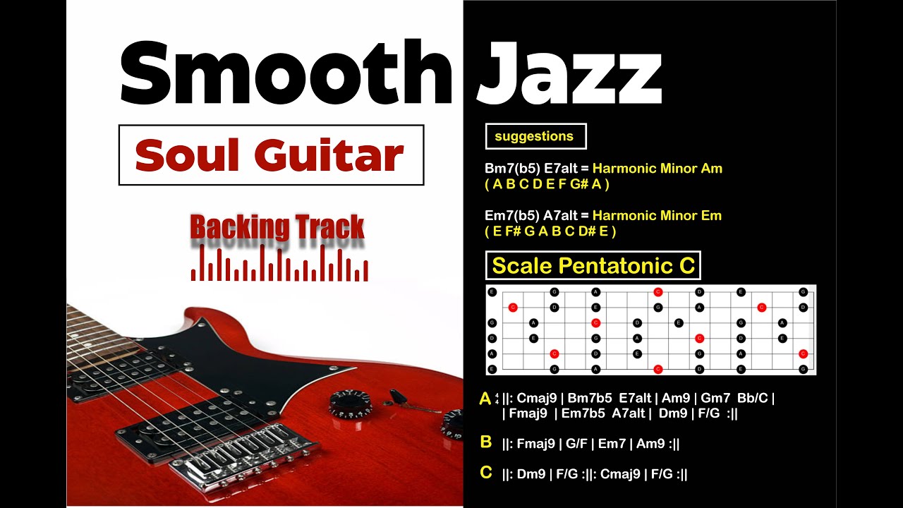 Smooth Jazz Soul Guitar - Backing Track for improvise - YouTube
