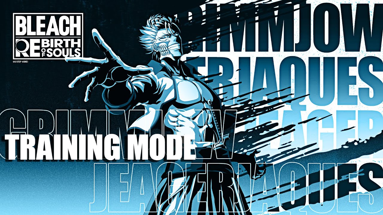 BLEACH Rebirth of Souls - Training Mode With Grimmjow Jeagerjaques - YouTube