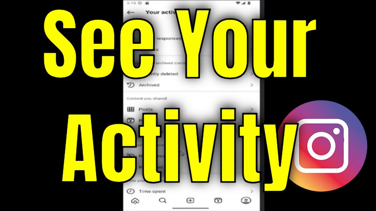 How to See Your Activity on Instagram [Guide] - YouTube