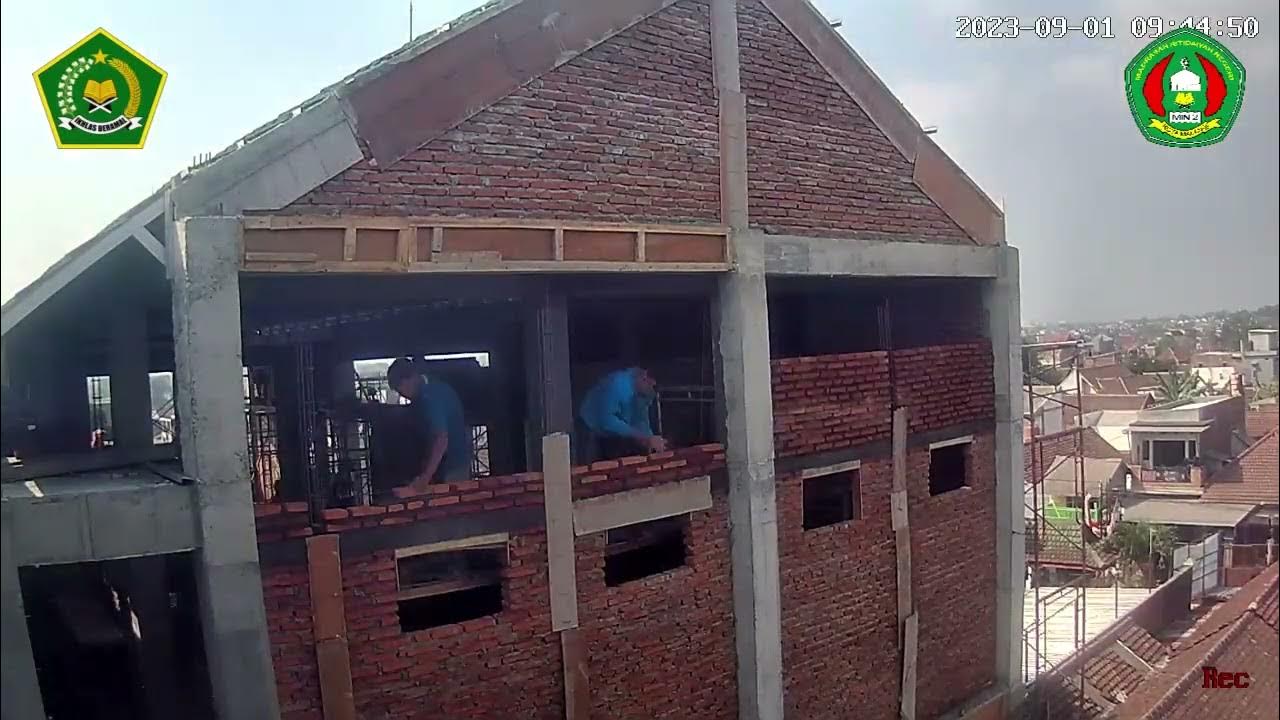 PROGRES PEMBANGUNAN GEDUNG KELAS SBSN MINGGU KE-17 - YouTube