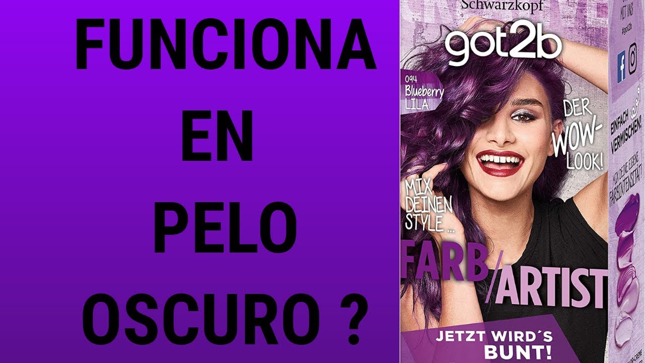 🔴Como queda el tinte VIOLETA en pelo oscuro? (Sin DECOLORAR) Tinte ...