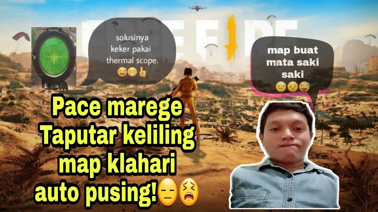 Garena Free Fire. Pace marege, Pusing Map Klahari, 3match baru Booyah ...