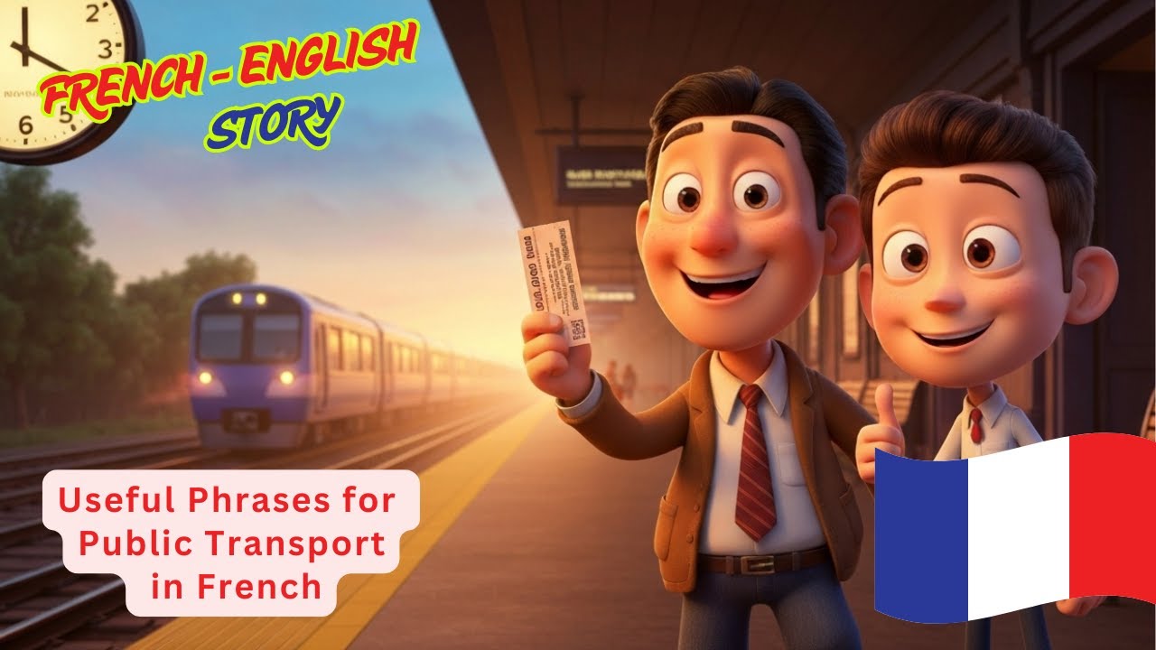 🚌 Public Transport Phrases in French | Learn French for Beginners 🇫🇷 ...