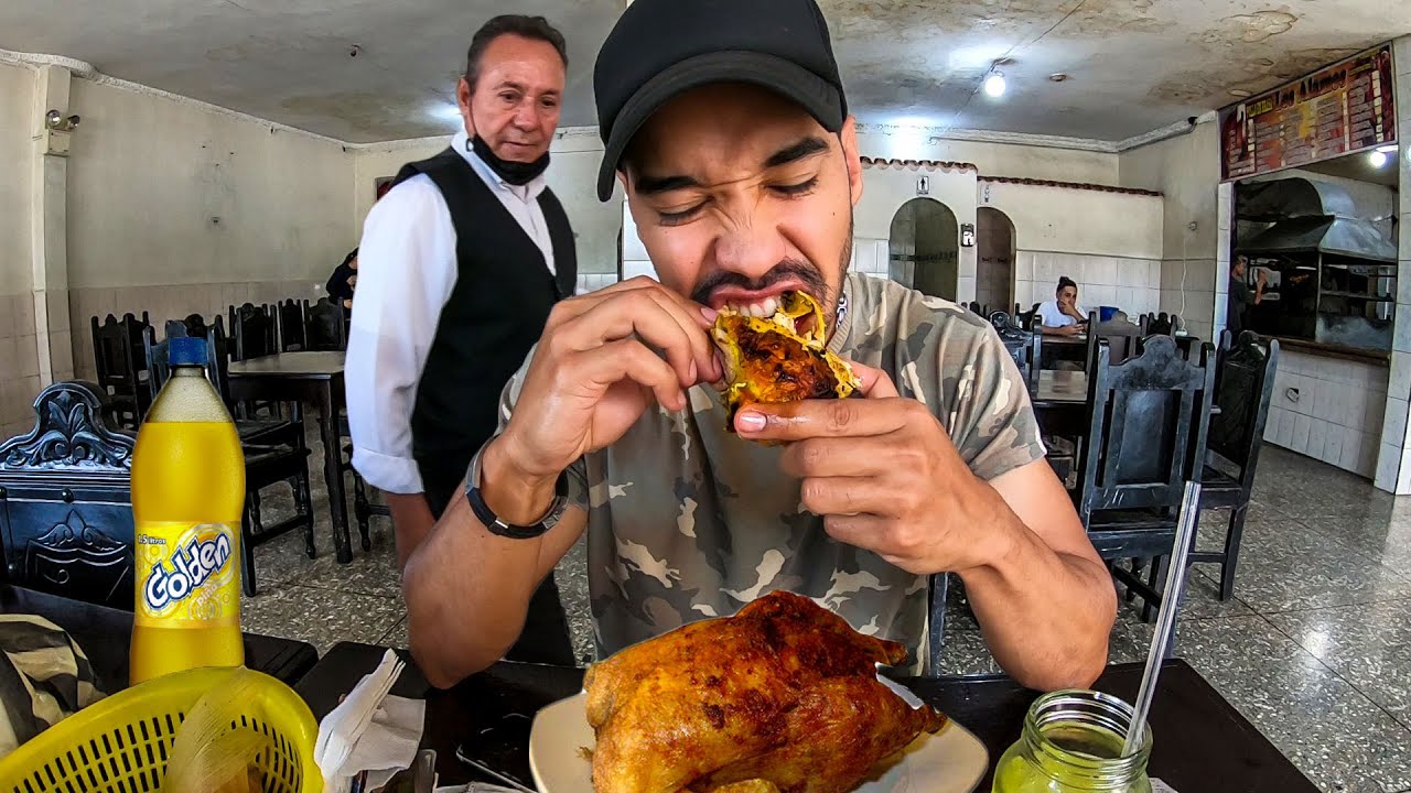 ¿COMO ES UN POLLO A LA BRASA EN VENEZUELA? - YouTube