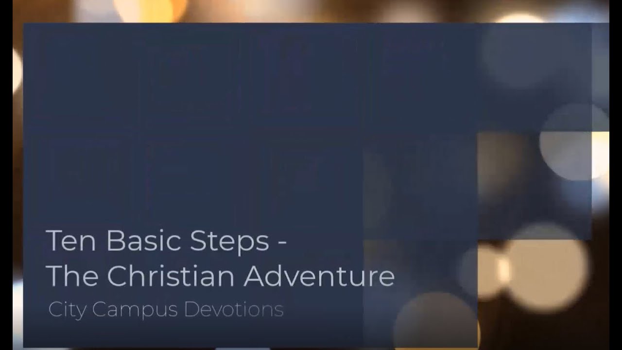 Devotional series Christian Adventure Part 5 from Eastside Christian ...
