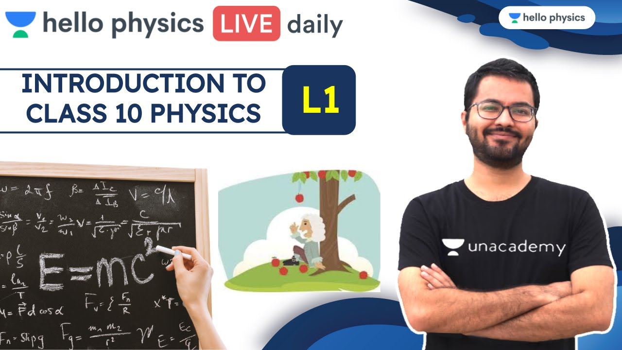 Introduction to Class 10 Physics | Live Daily | Hello Physics | Siddharth Jindal - YouTube