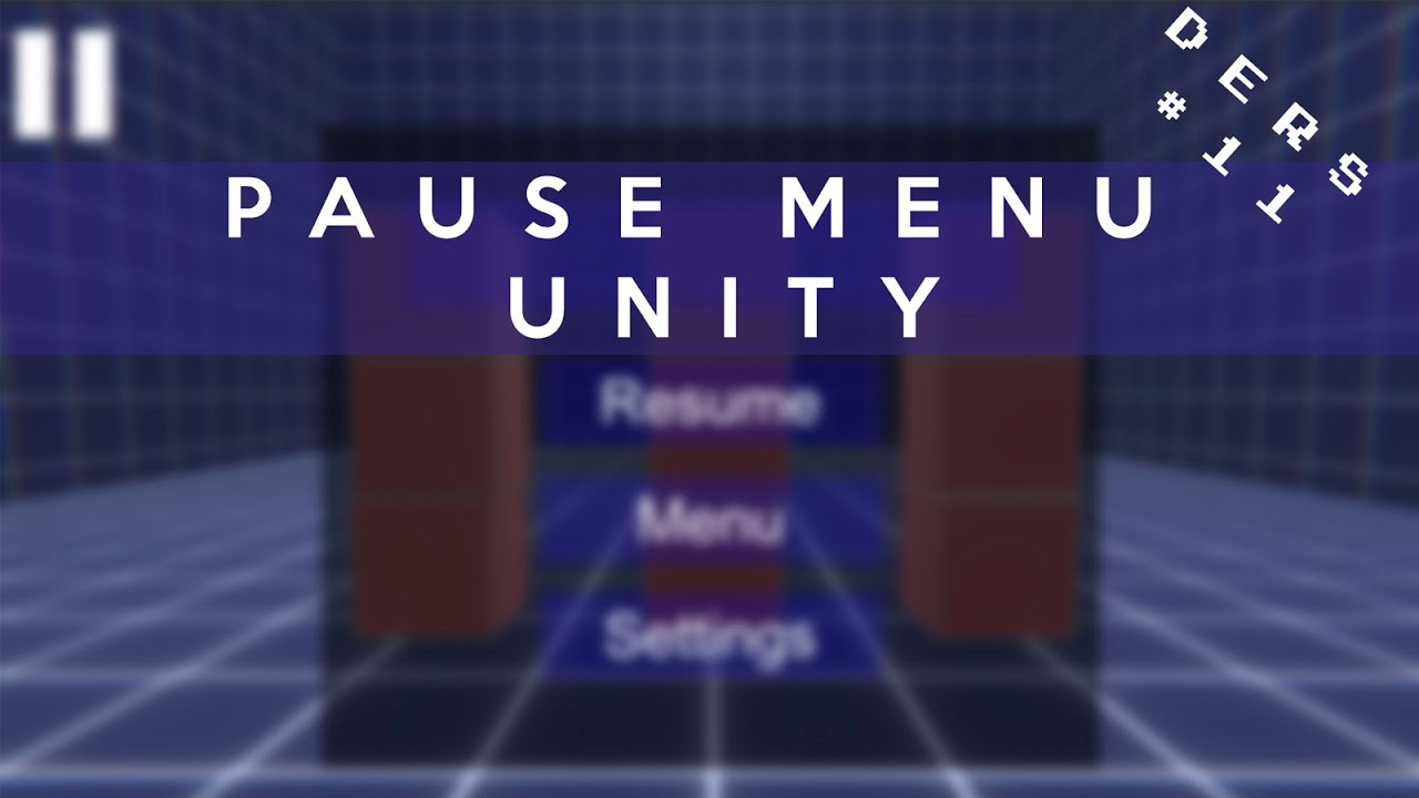 Unityde Pause Menüsü Youtube