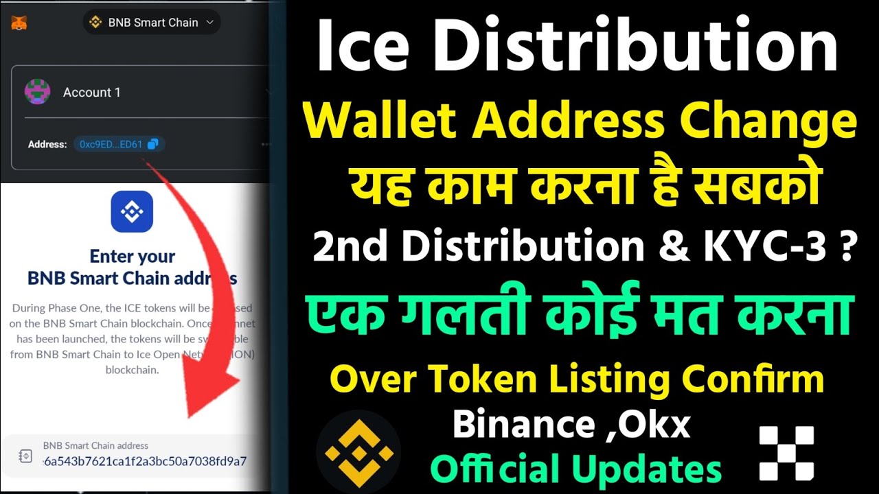 Alert Ice Wallet Address Change Updates || Ice Distribution & KYC ...