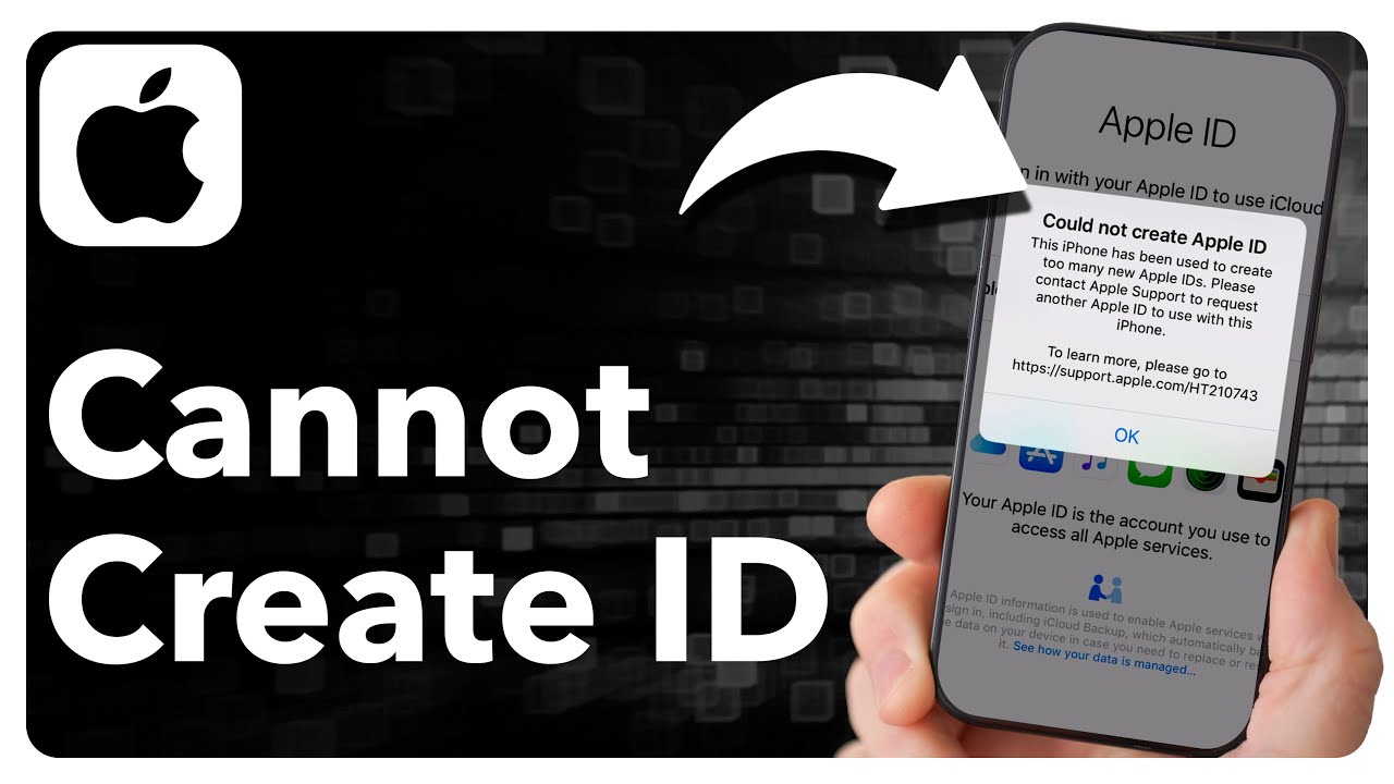 How To Fix Could Not Create Apple ID Account On This iPhone Its Been ...