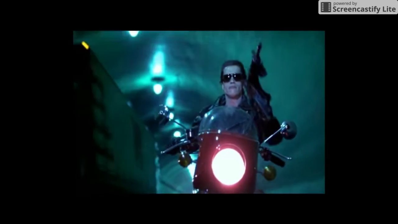 Terminator Car Chase scene - YouTube