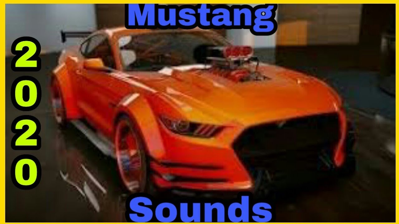 Ford mustang V8 2020 sonido de escape aceleración // Ford mustang sound ...