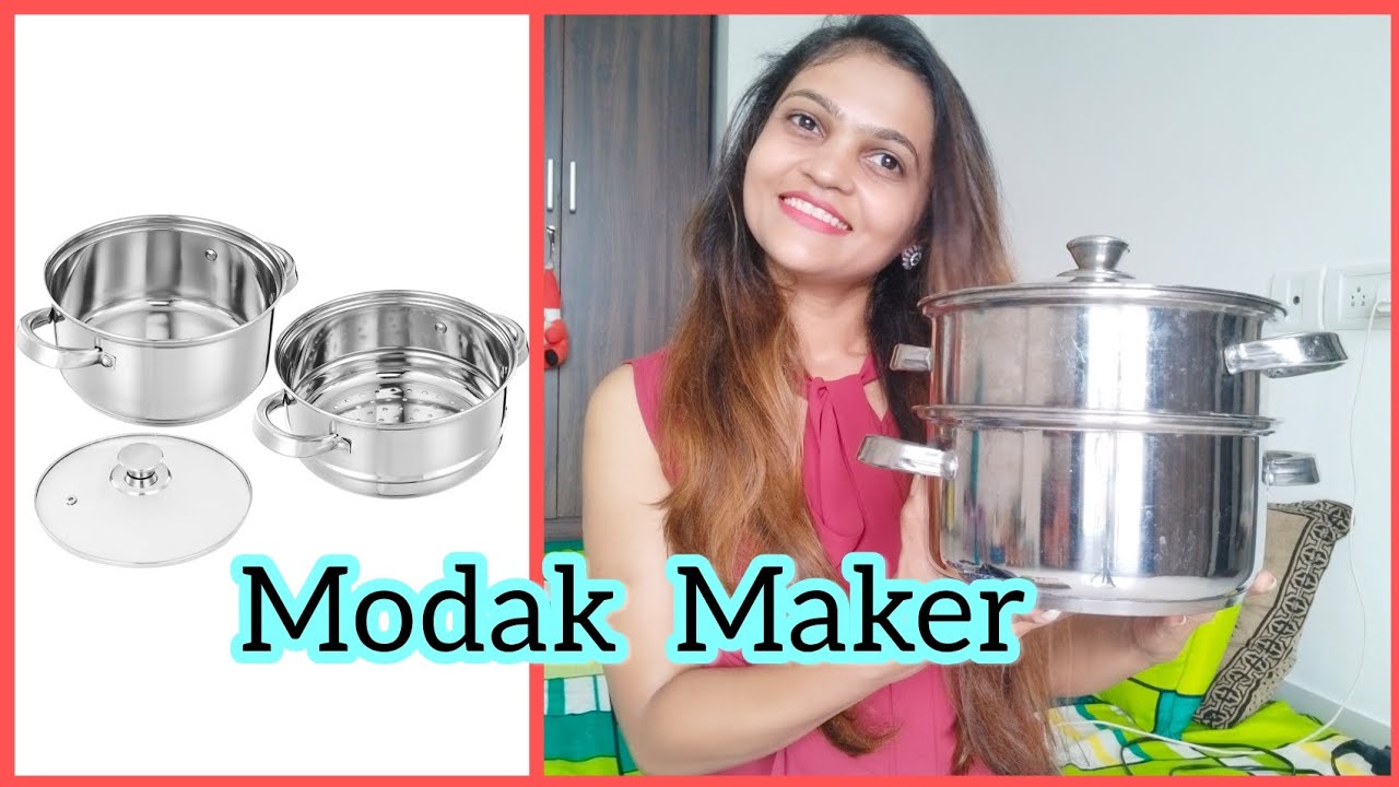 Modak Maker Steamer from Amazon 😍|All in one Steamer,Dhokla,Momos ...