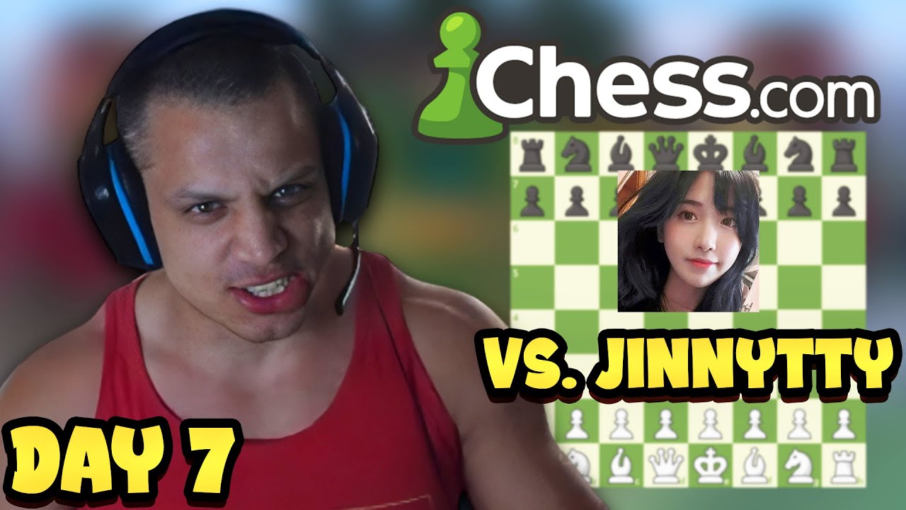 TYLER1 VS. JINNYTTY | CHESS | DAY 7 - YouTube