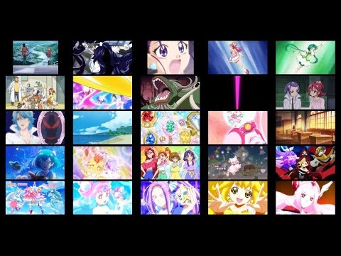 Every Pretty Cure intro but they all play at the same time [AUDIO ...