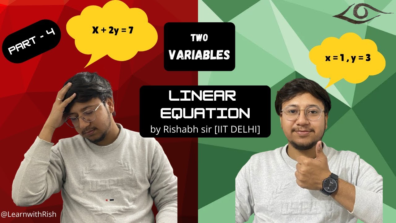 Linear Equation | Part 4 | Nature of lines | Linear Equation by Rishabh ...