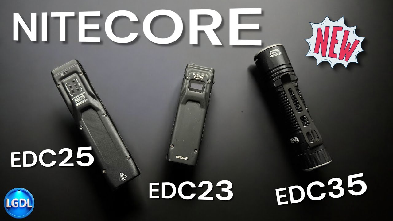 NITECORE EDC35 / EDC25 / EDC23 : tactiques ou loisirs, des lampes ...