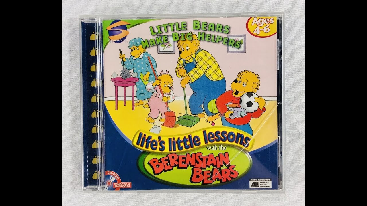 Opening To The Berenstain Bears: Little Bears Make Big Helpers 1999 PC ...