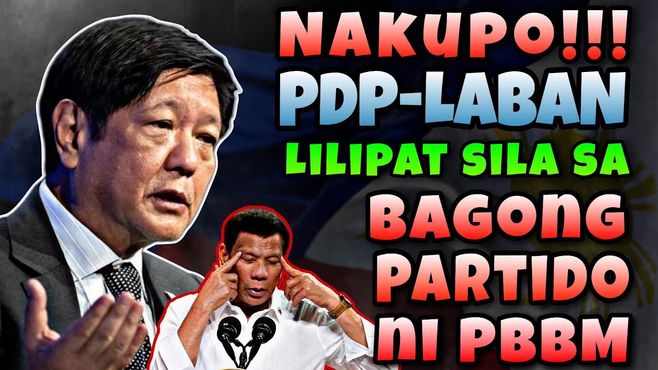 Nakupo PDP-LABAN members nila lilipat sa BAGONG PARTIDO ni PBBM?! - YouTube