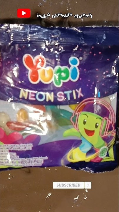 mencari dan menemukan jajanan yupi neon stik di dalam slime #shorts #yupi #slime - YouTube