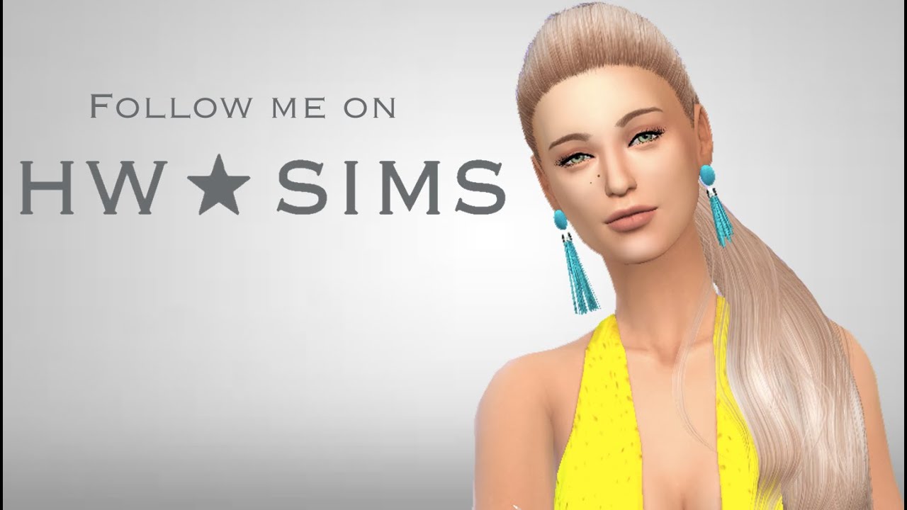 Blake Lively in The Sims 4 LOOKBOOK - Best Celebrity Sims - YouTube