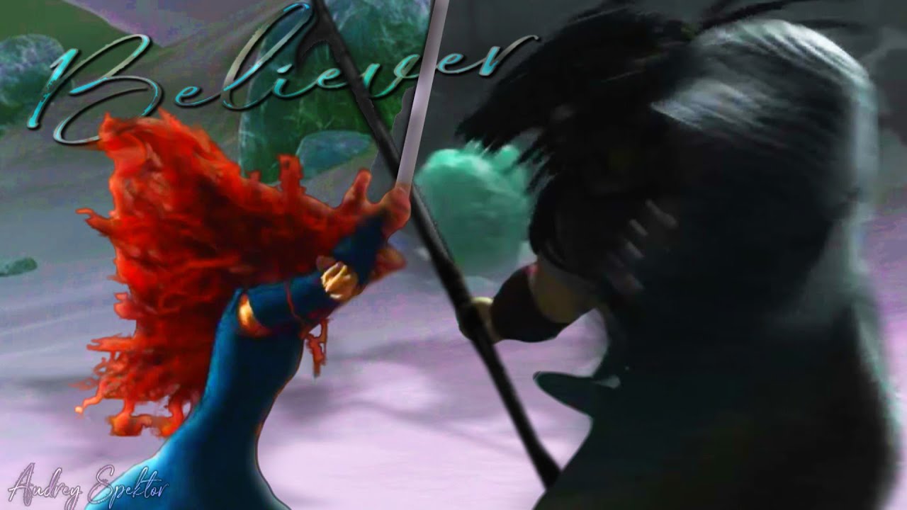 Merida vs Drago - My drive it came from pain [Believer] - YouTube