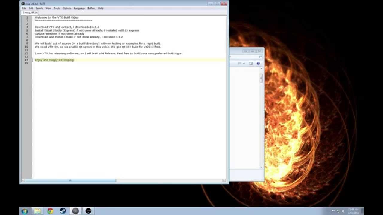 Building VTK 6 on Windows - YouTube