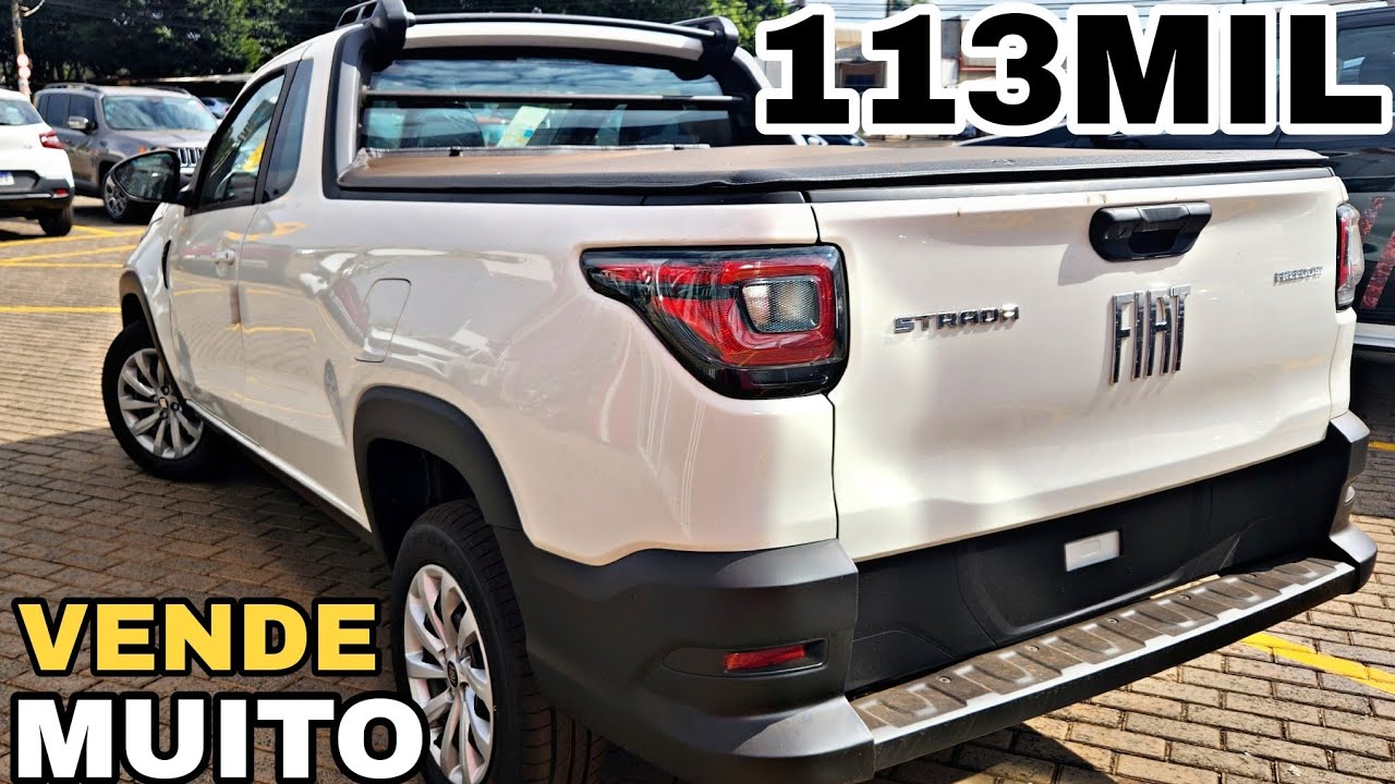 NOVA FIAT STRADA FREEDOM CS 1.3 MANUAL 2025 EM DETALHES - YouTube