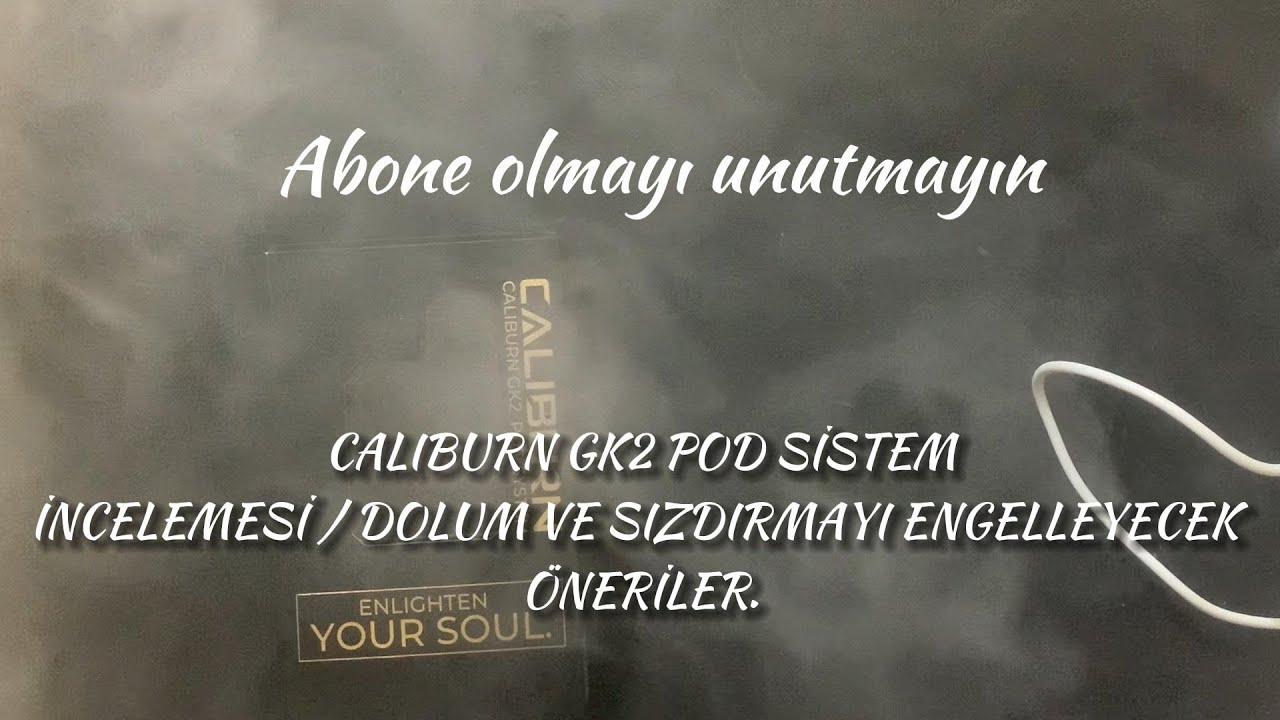 UWELL CALIBURN GK2 İNCELEME ve SIZDIRMA ENGELLEYİCİ ÖNERİLER - YouTube