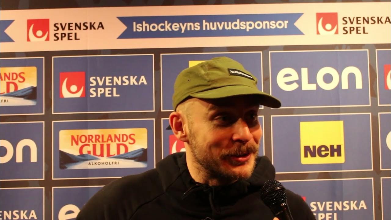240226 Intervju med Fredric Andersson, Björklöven efter matchen mot SSK - YouTube