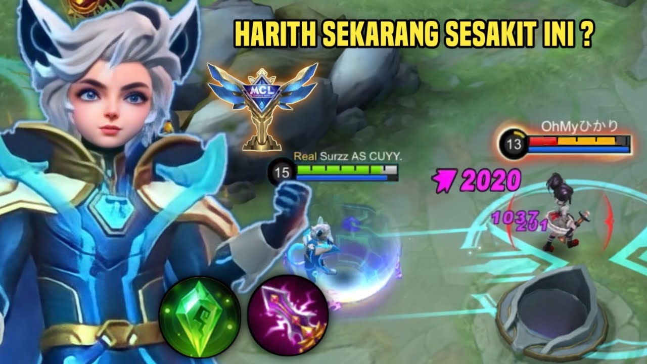 FINAL MCL HARITH BUILD DIVIEN GLAIVE IS BACK ! SESAKIT INI DAMAGENYA GILA ? TOP GLOBAL HARITH ...