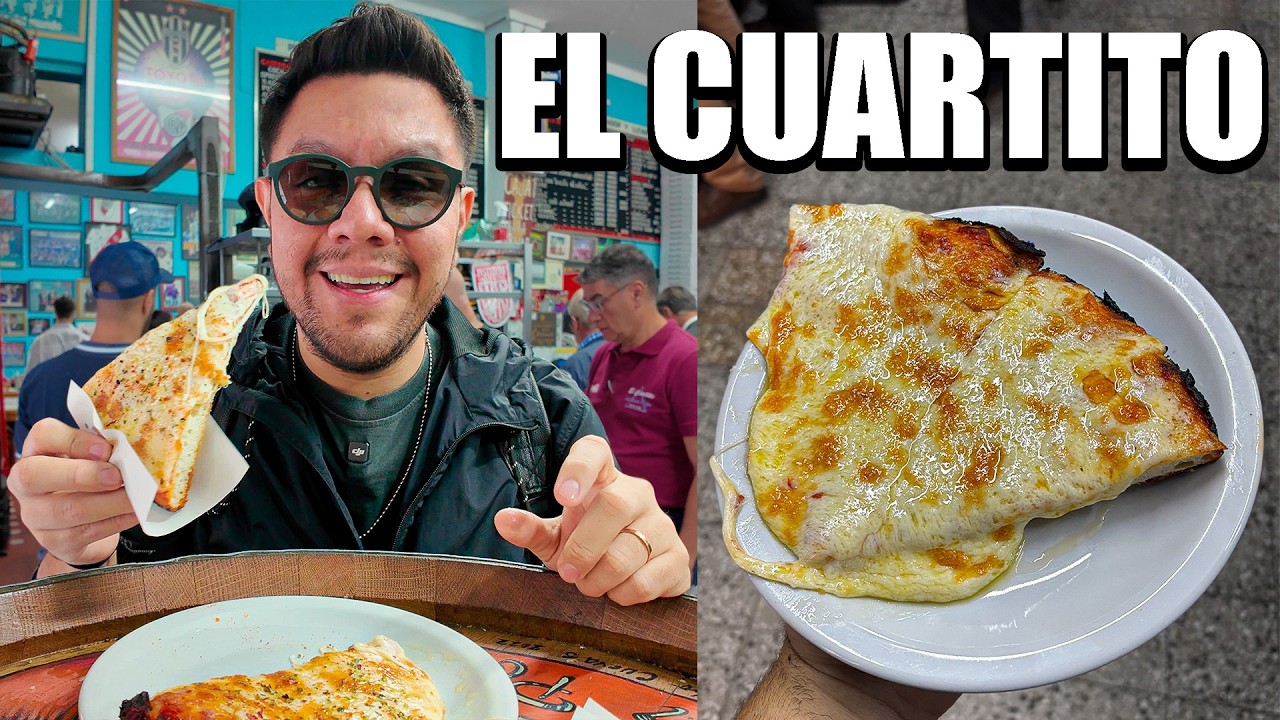 La PIZZERÍA que DEBERÍAS CONOCER si VISITAS BUENOS AIRES 🇦🇷 - EL CUARTITO 🍕 - YouTube