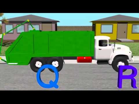 Alphabet Garbage truck - YouTube