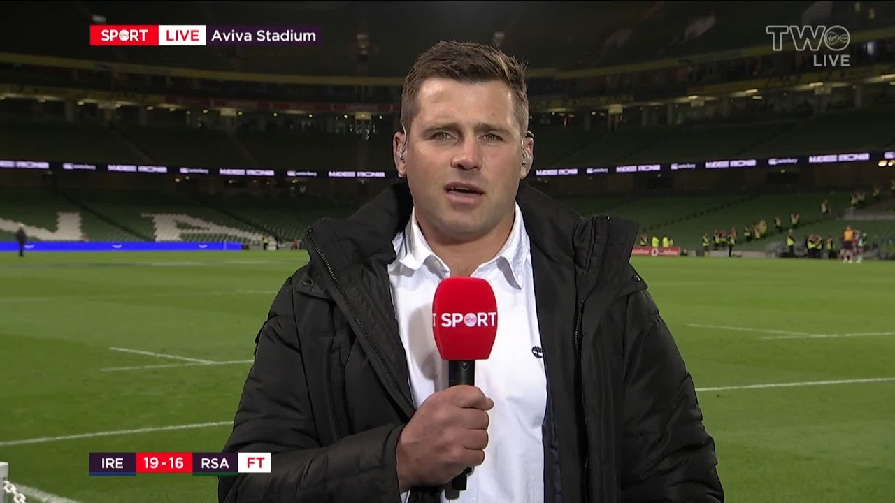 CJ Stander reacts to Ireland's epic win over South Africa - YouTube