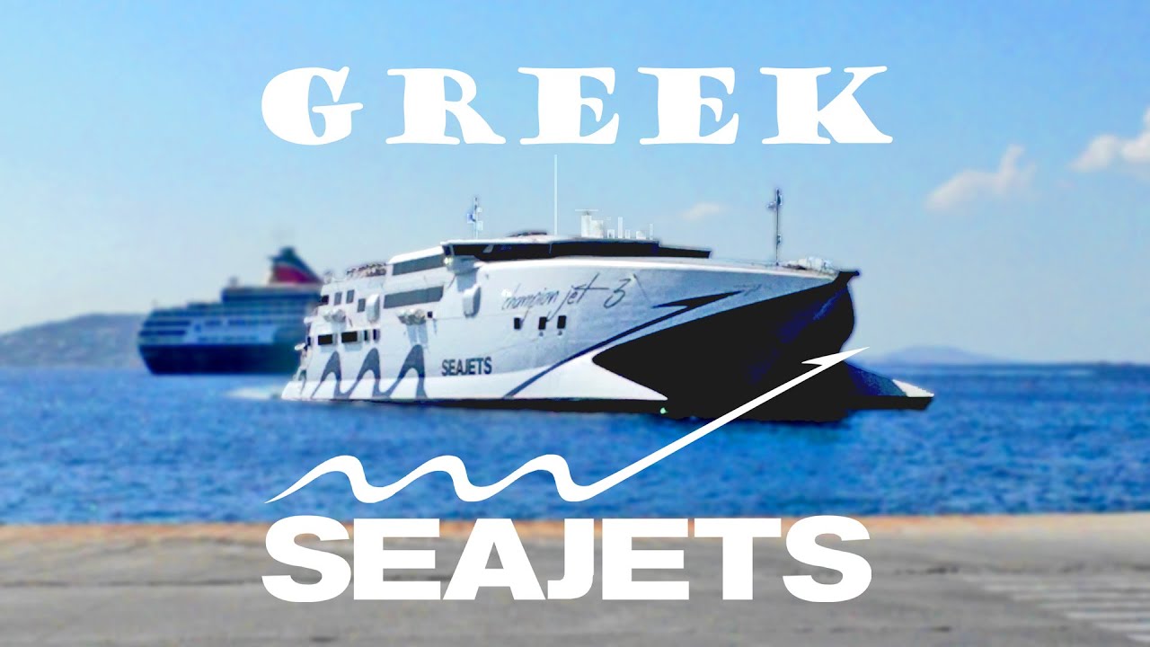 Seajets | The Fastest Ferries in Cyclades - YouTube