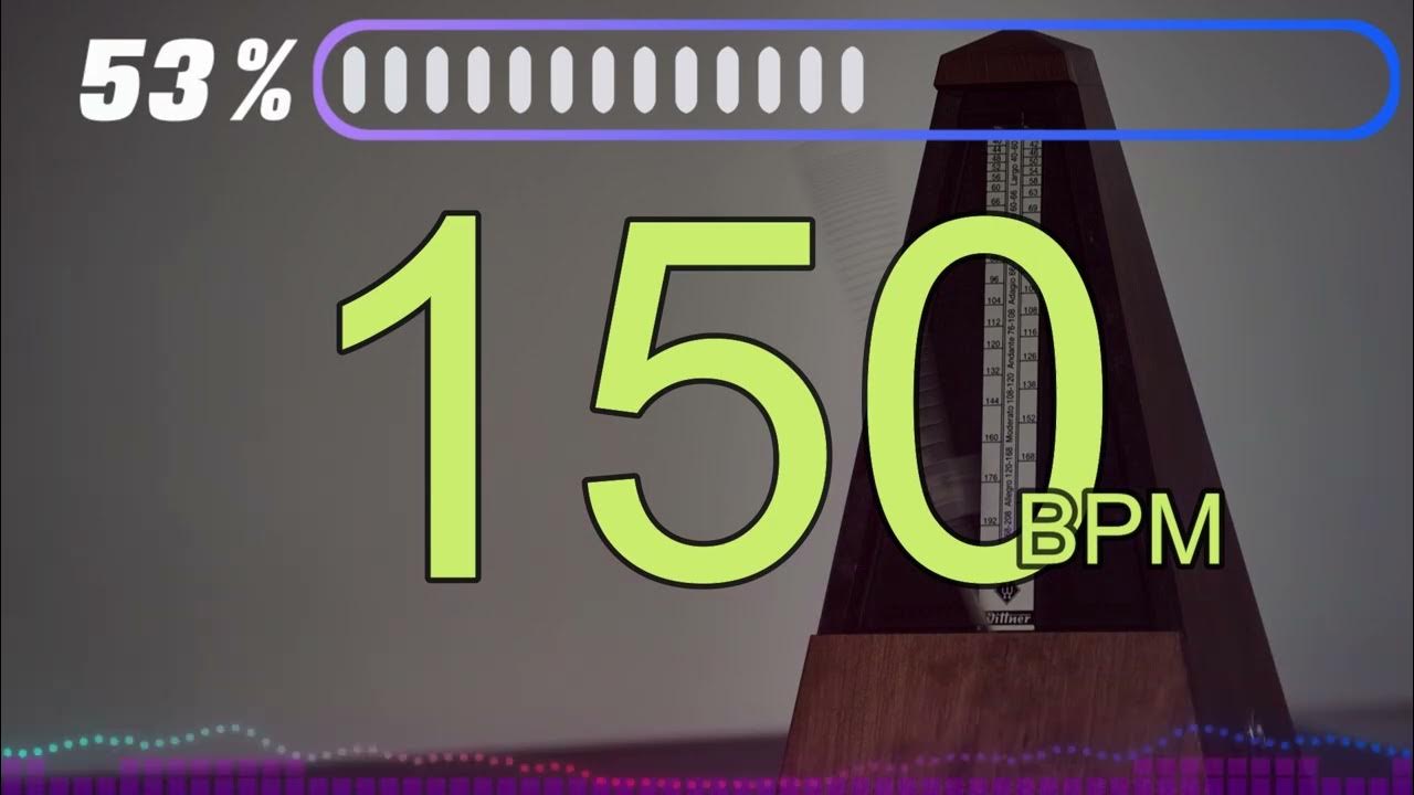 150BPM Click① 5minutes Drums Metronome - YouTube